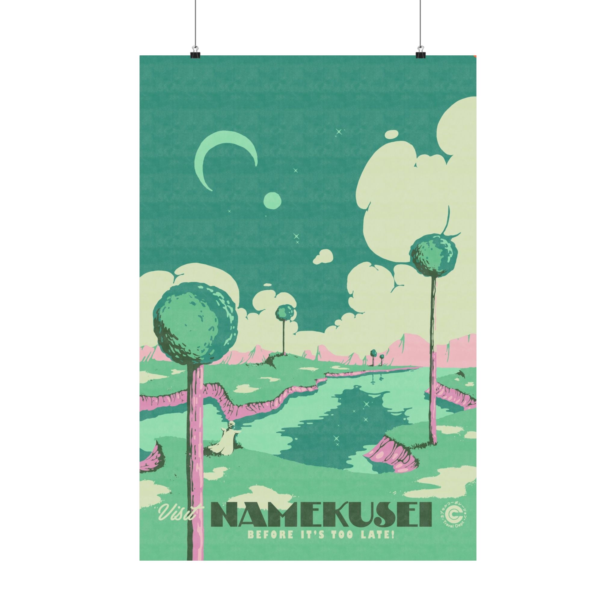 Visit Namekusei Travel Poster – Visit Series
